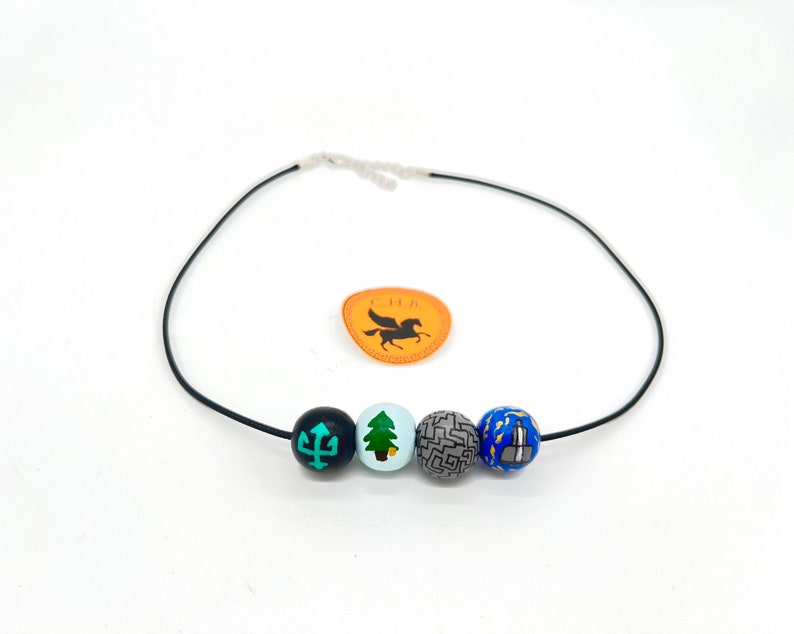 Percy Jackson Camp Half Blood Inspired Bead Necklace - Handmade in U.S ...