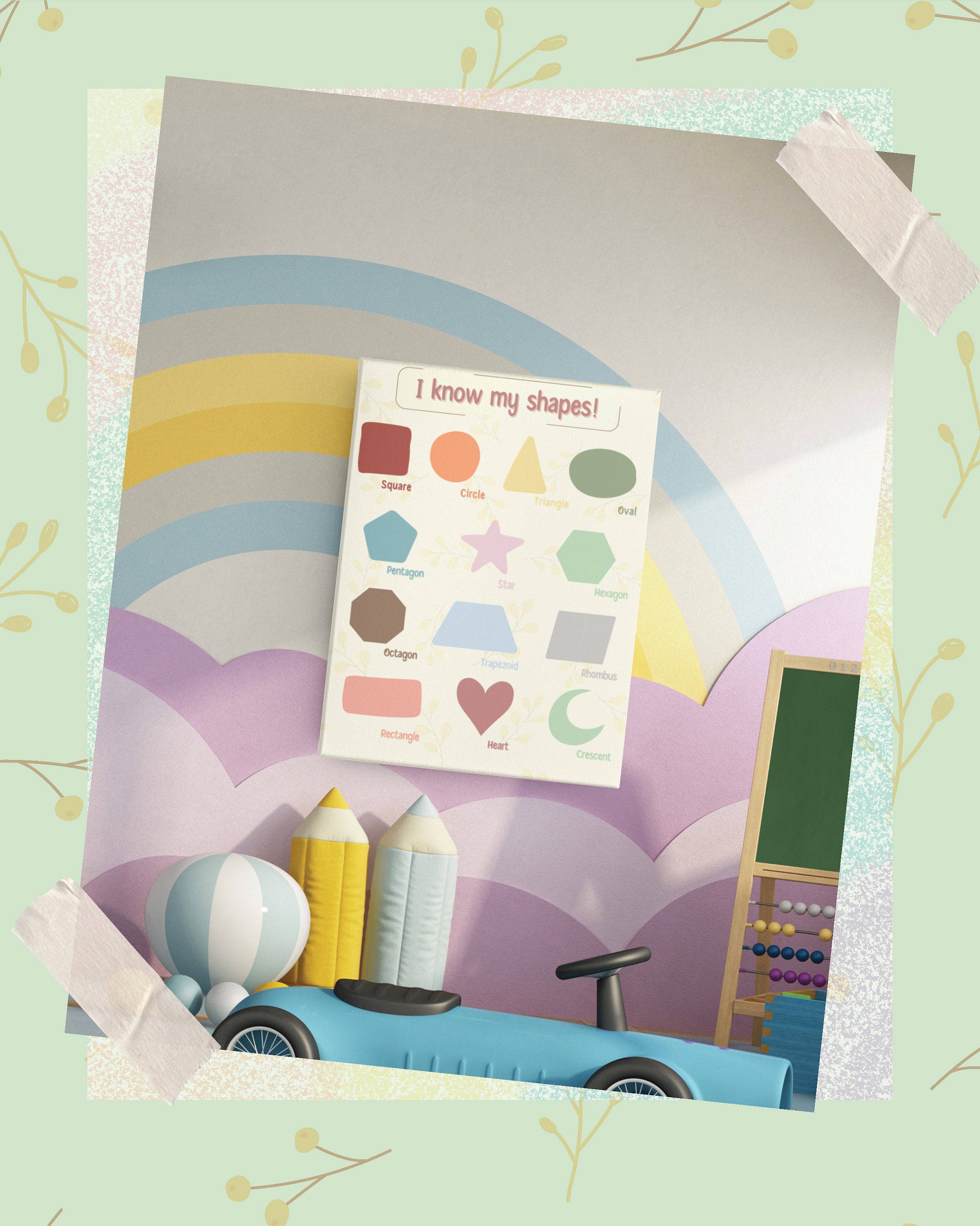 Educational Printables Bundle of 7 Posters for Preschool and - Etsy