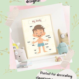 Educational Printables Bundle of 7 Posters for Preschool and - Etsy