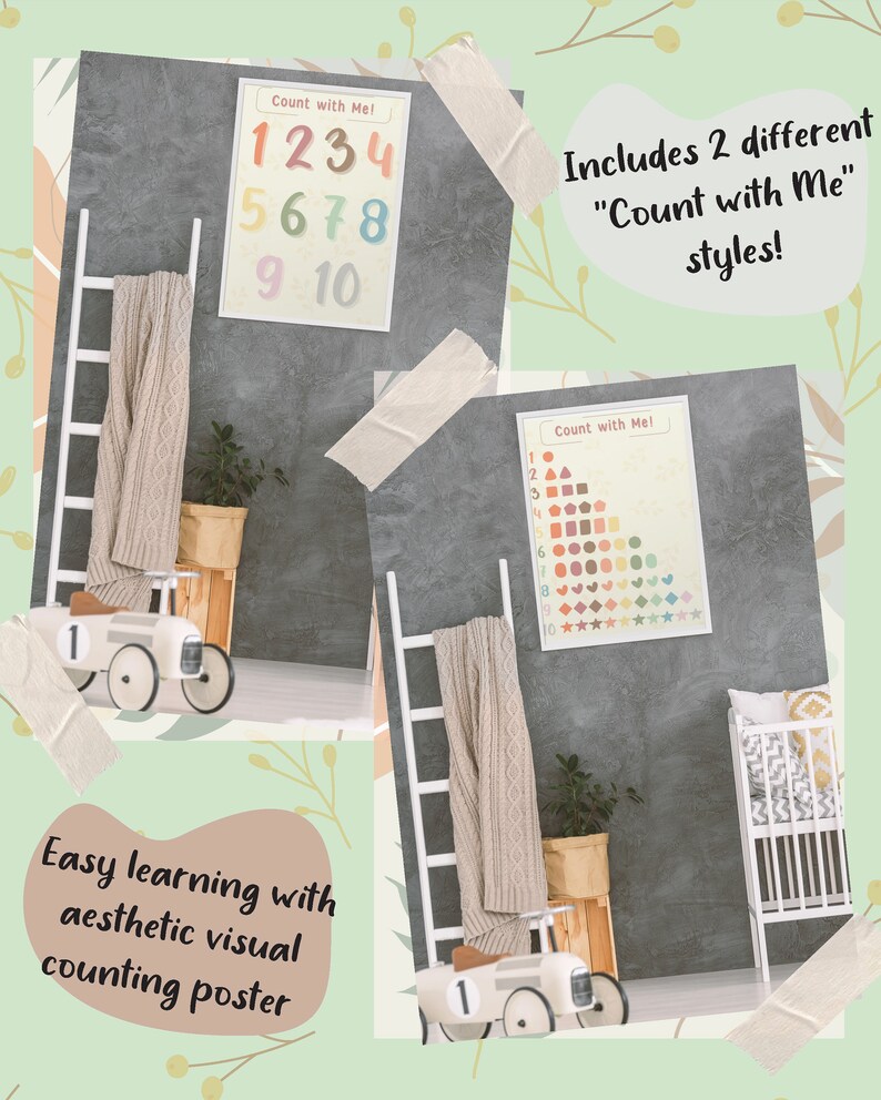 Educational Printables Bundle of 7 Posters for Preschool and - Etsy