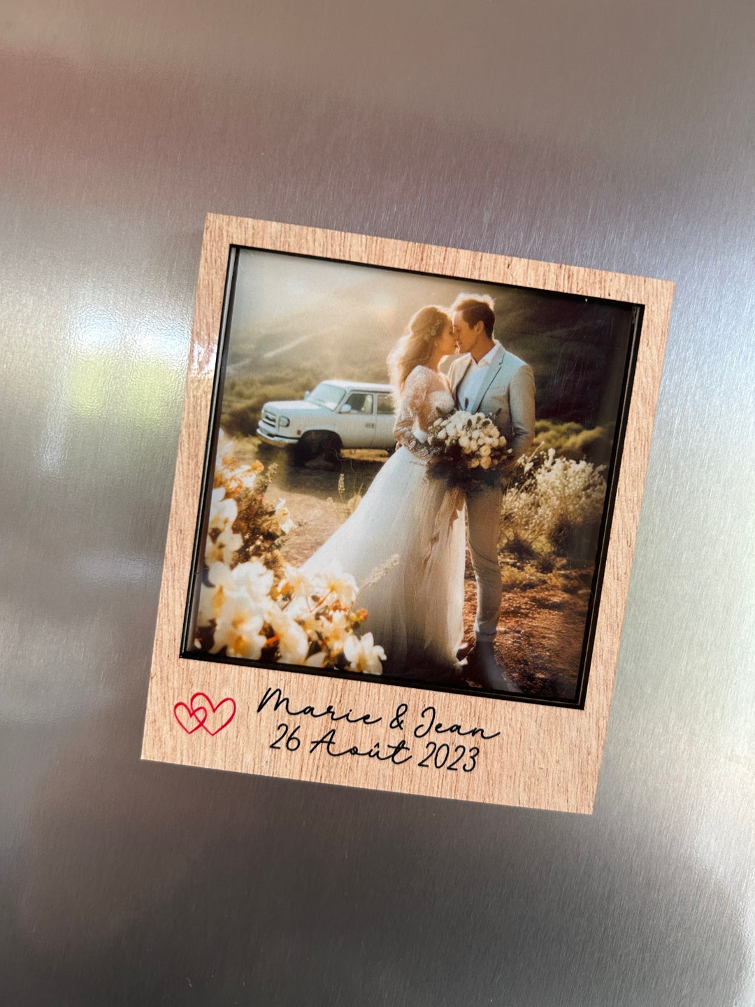 Magnetic Polaroid Photo Frame, Message Photo Frame, Personalized ...