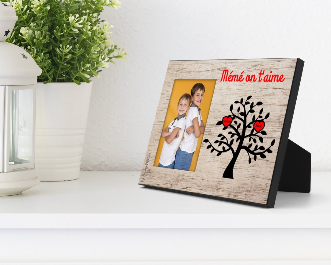 Personalized Wooden Photo Frame, Family Tree Model. Gift for ...