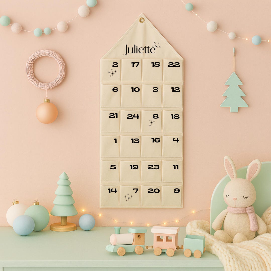 Customizable Fabric Advent Calendar – Reusable Advent Calendar - Etsy