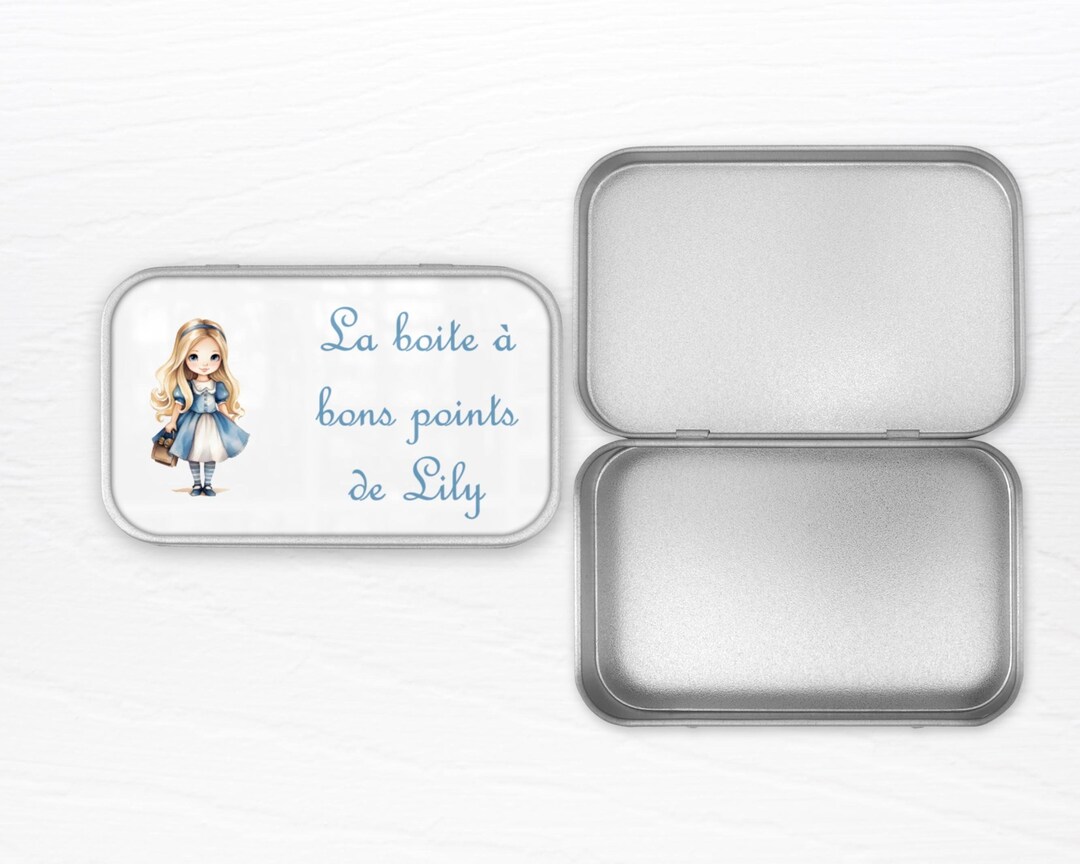 Personalizable Metal Bons Points Box, Personalized Good Points Box ...