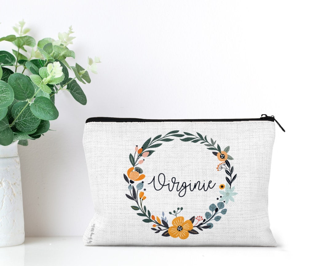 Personalized Pouch, Customizable Kit, Toiletry Bag, Makeup Bag, First ...