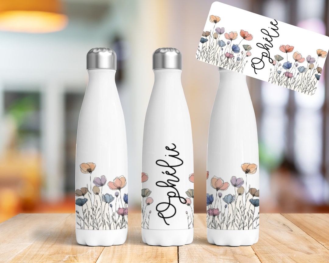 500ml Personalized Insulated Bottle for Mom, Mom Water Bottle ...