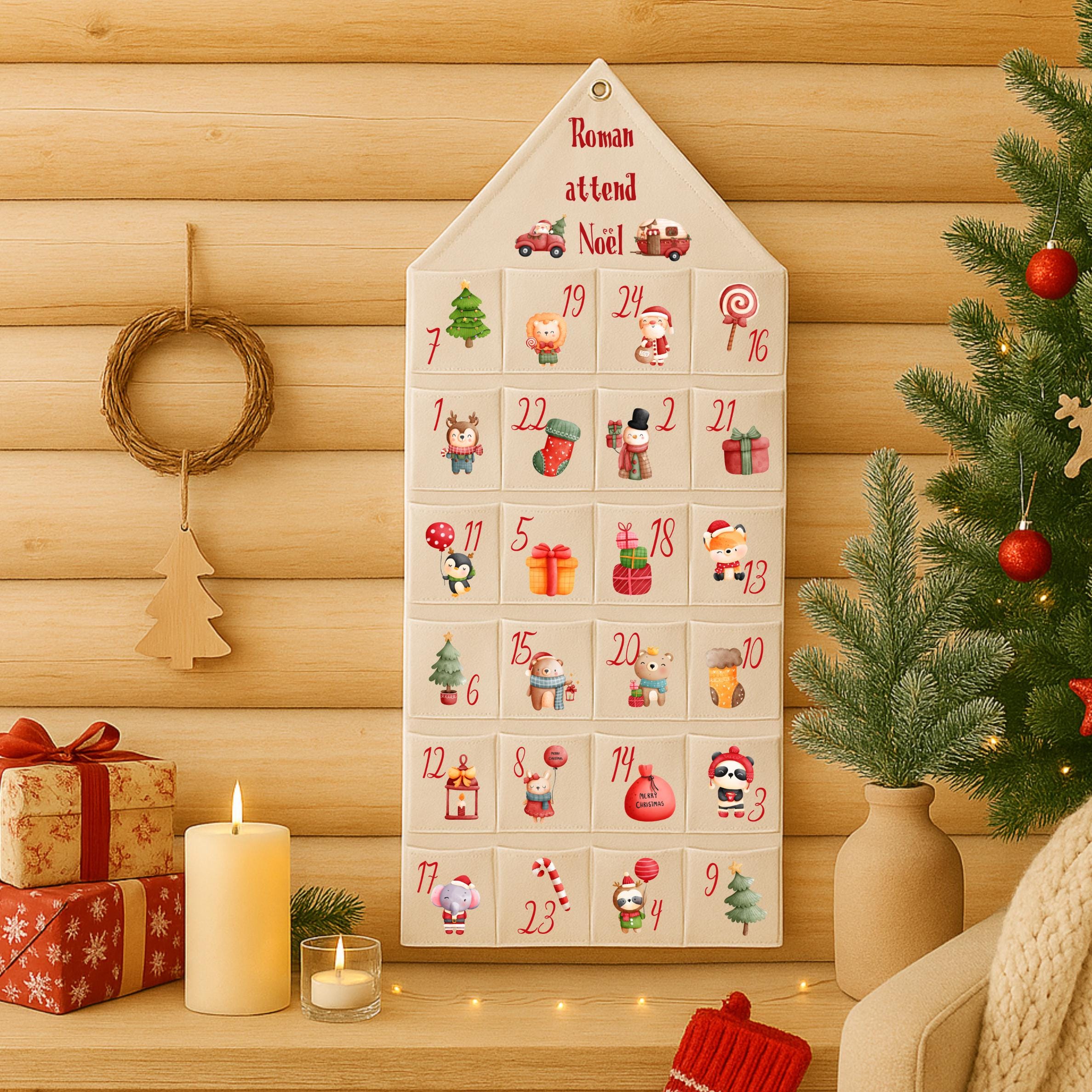Customizable Fabric Advent Calendar – Reusable Advent Calendar - Etsy