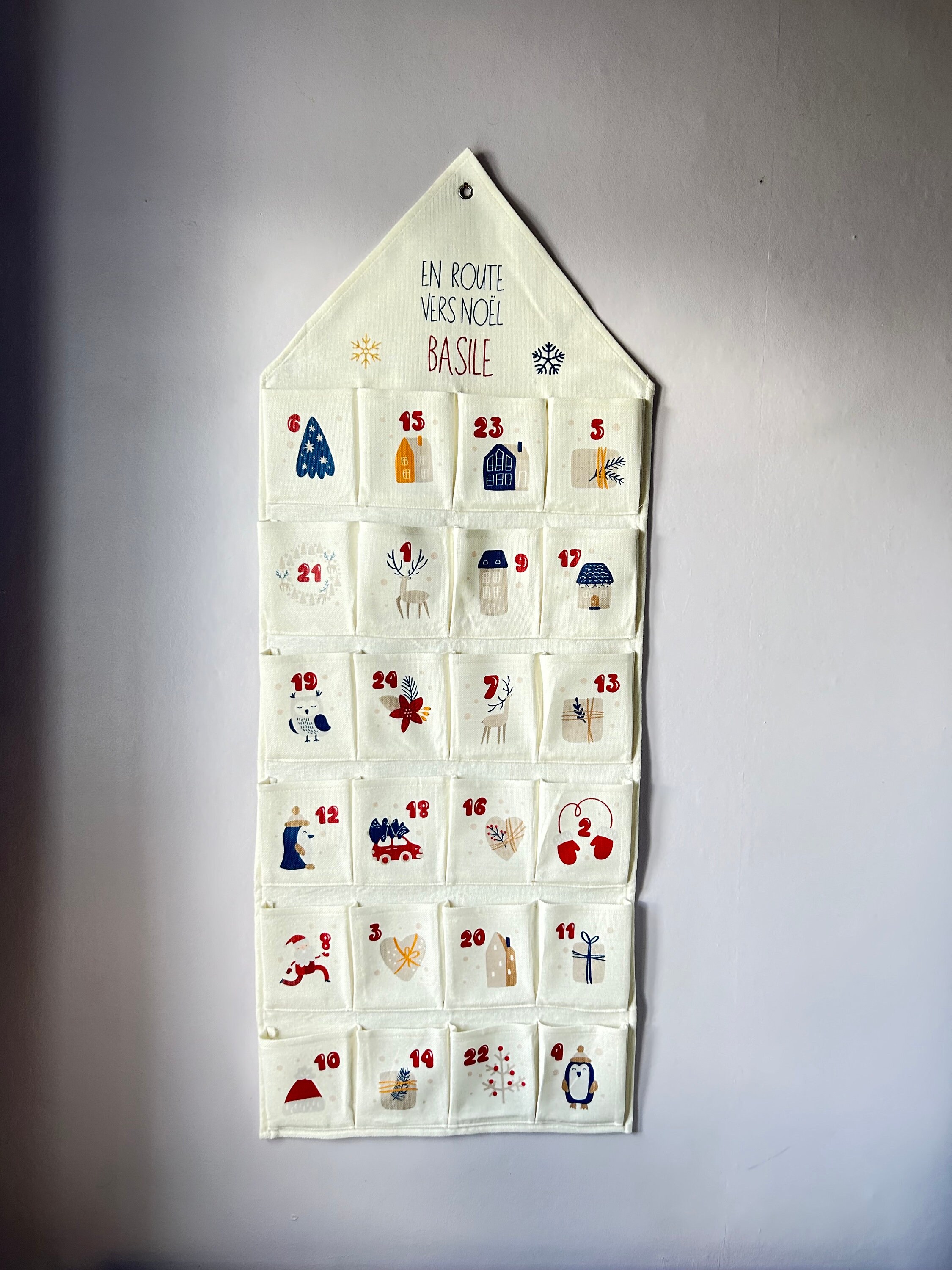 Customizable Fabric Advent Calendar – Reusable Advent Calendar - Etsy