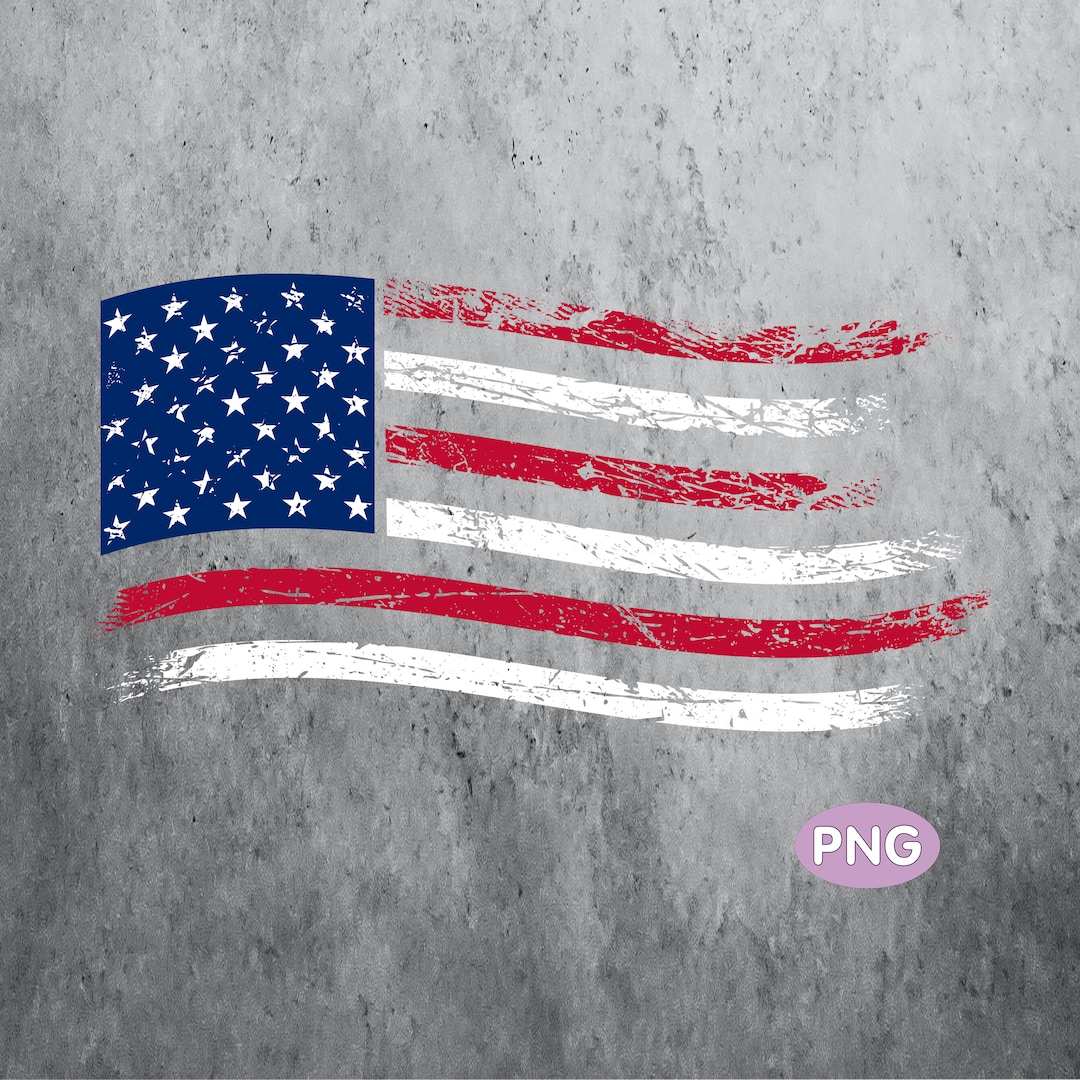 Distressed American Flag PNG, American Patriotic Flag Png, USA Flag Png ...
