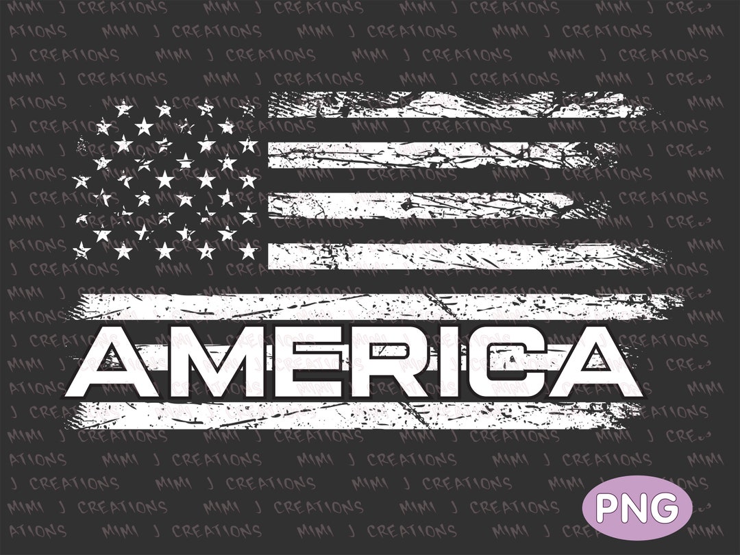 Distressed America Flag PNG: Patriotic Stars & Stripes (digital ...