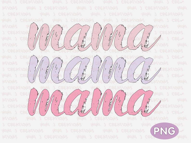 Mama Png Pink Mama PNG Mama Sublimation Design Distressed - Etsy