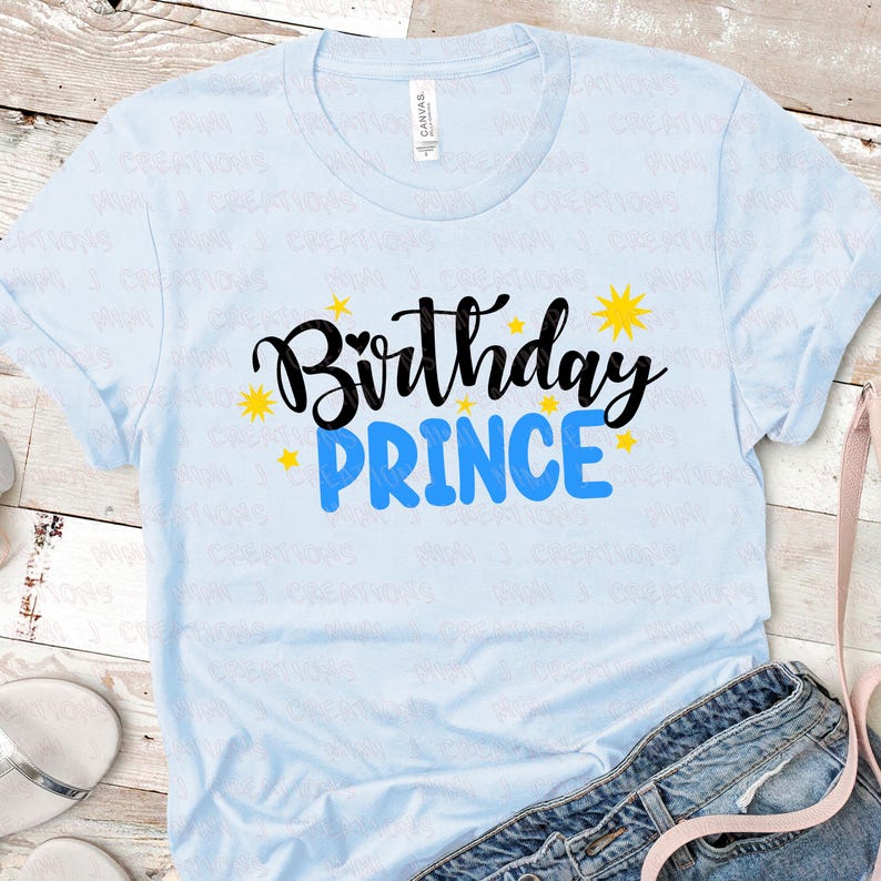 Birthday Prince SVG Bundle: Family Cricut Cut Files (PNG, PDF) - Etsy