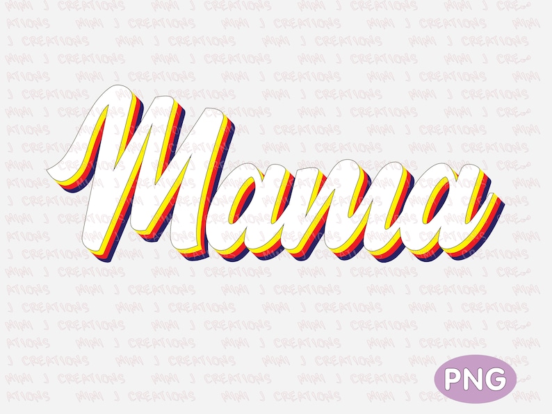 Mama Retro PNG Mama Sublimation Design Retro Png - Etsy