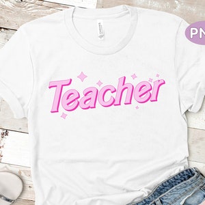 Girly Pink Teacher PNG, Teacher PNG, Back to School Teacher PNG ...