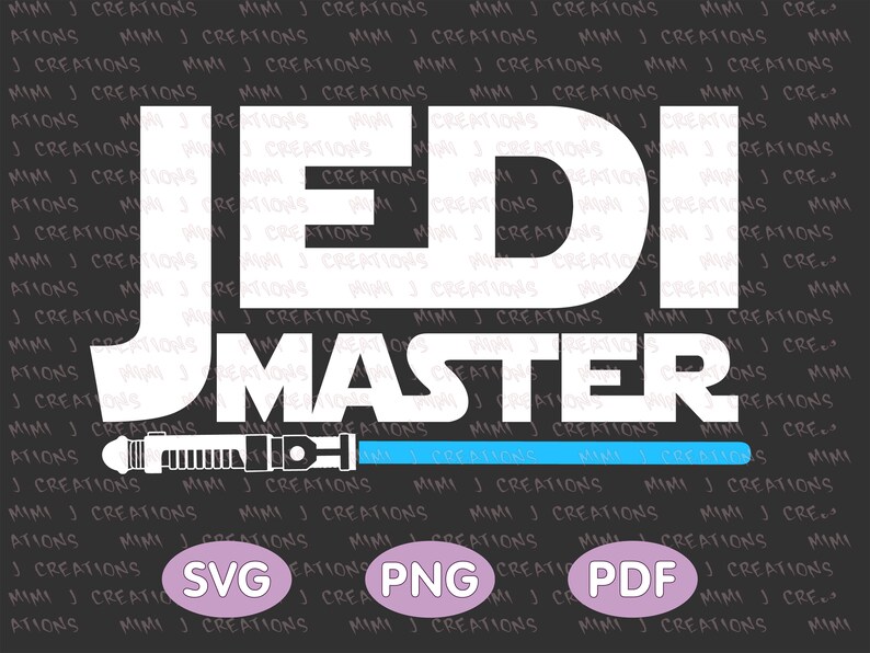 Jedi Master PNG Instant Download Jedi Master Svg Cutting - Etsy