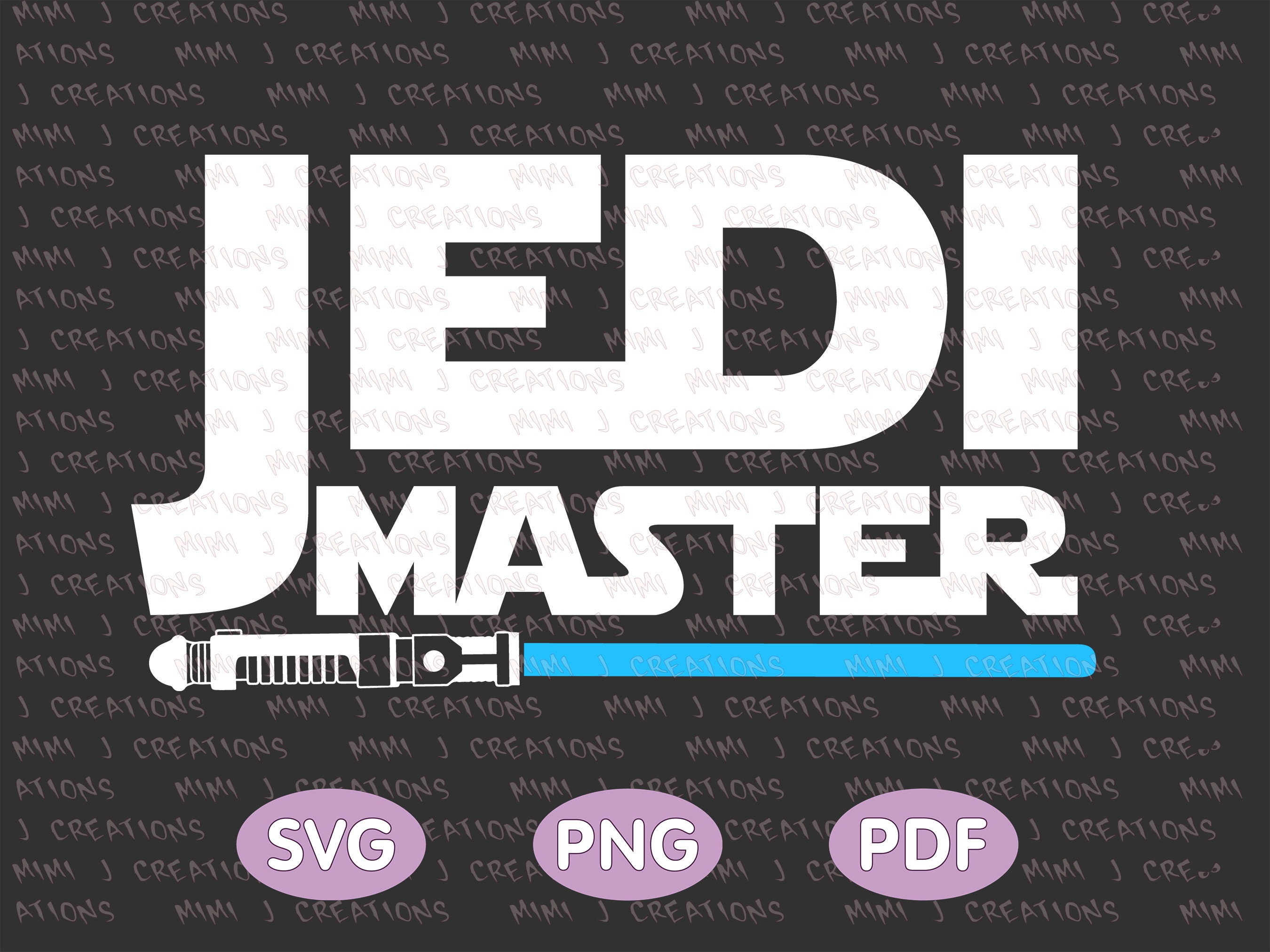 Jedi Master PNG Instant Download Jedi Master Svg Cutting - Etsy