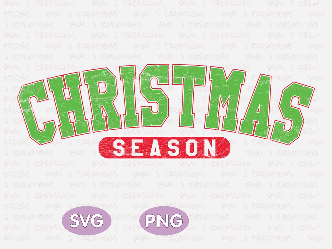 Retro Christmas Season SVG PNG: Holiday Vibes (digital Download) - Etsy