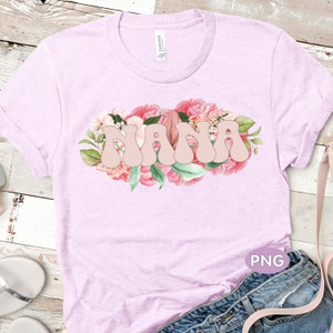 Floral Nana Png, Nana Flower Png, Mother's Day Png, Nana Groovy, Boho Grandma PNG, Cool Mom PNG ...