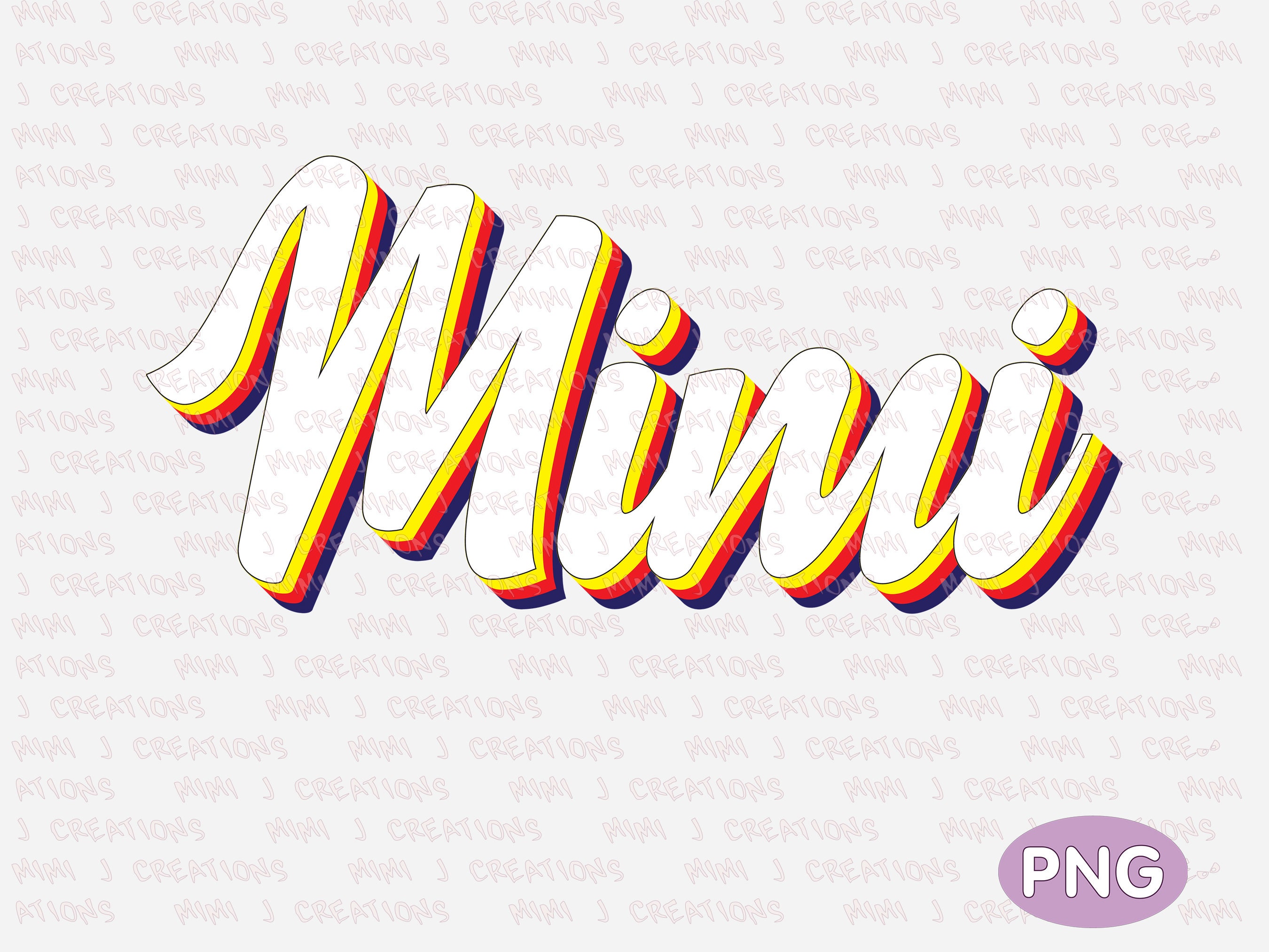 Vintage Mimi PNG Mimi Png Retro Mimi PNG Retro Png - Etsy