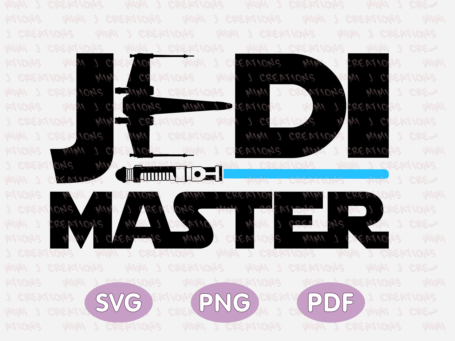 Jedi Master Svg Cutting File Jedi Master PNG Instant - Etsy