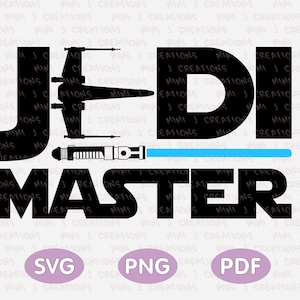 Jedi Master Svg Cutting File, Jedi Master PNG, Instant Download, Star ...