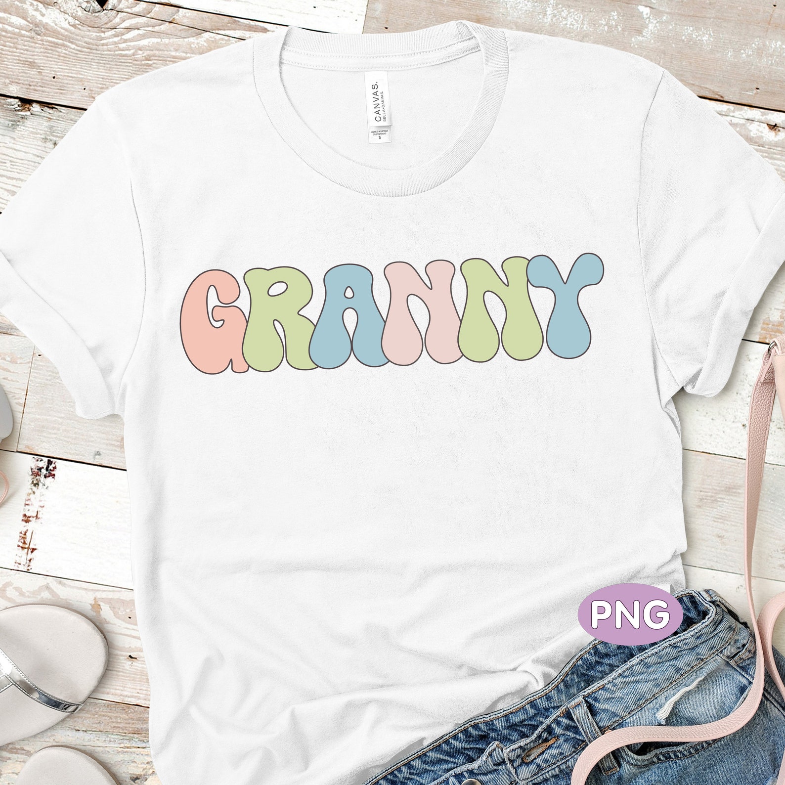 Groovy Granny PNG: Boho Mother's Day Design (digital Download) - Etsy
