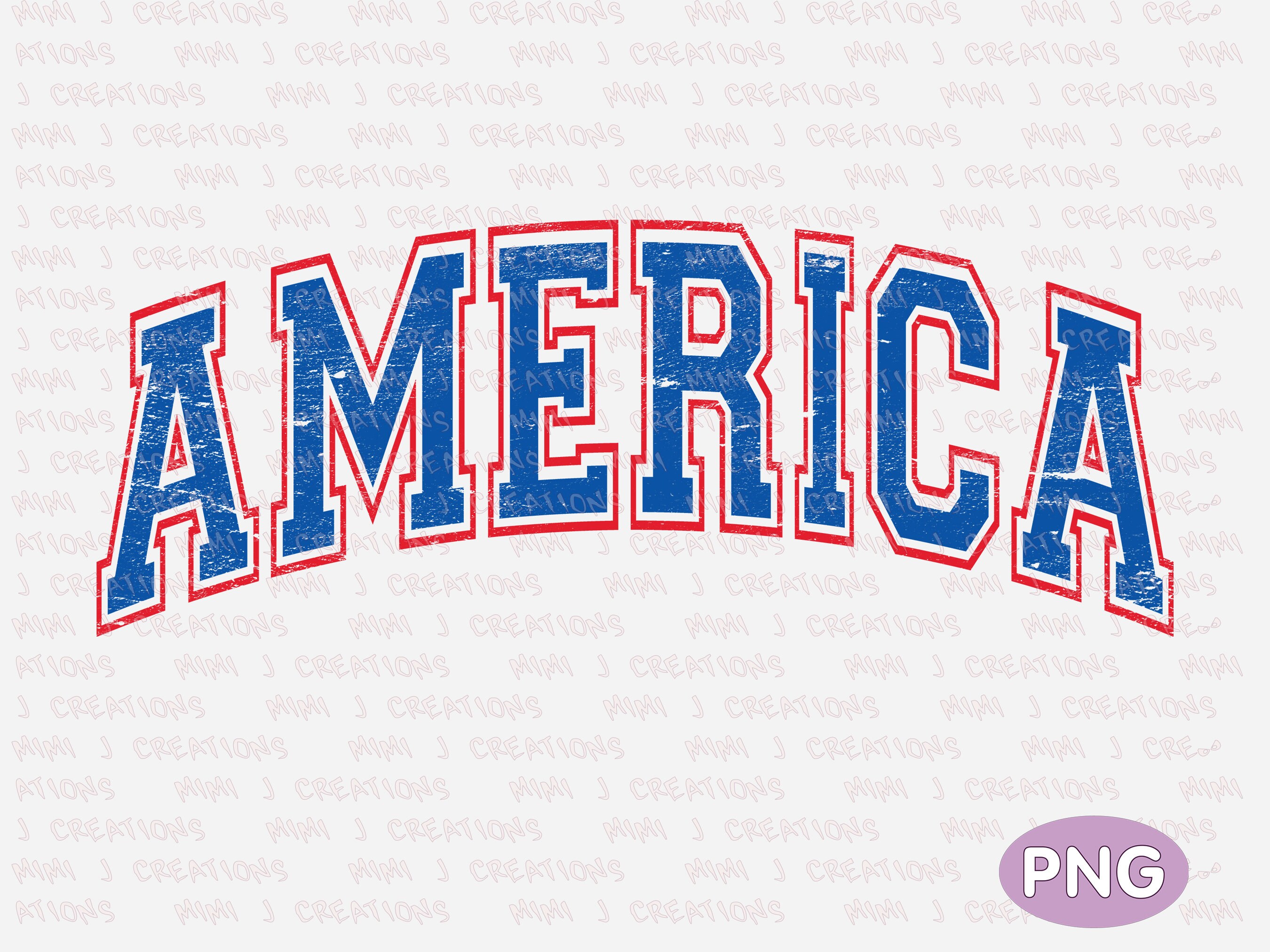Retro America Png Vintage America Png Fourth of July Png - Etsy