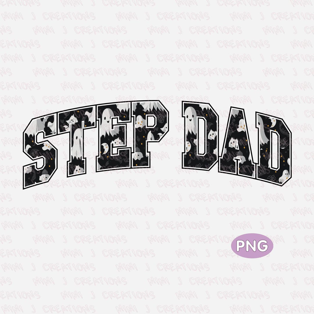 Halloween Step DAD PNG, Spooky Dad Png, Retro Halloween Png, Spooky ...