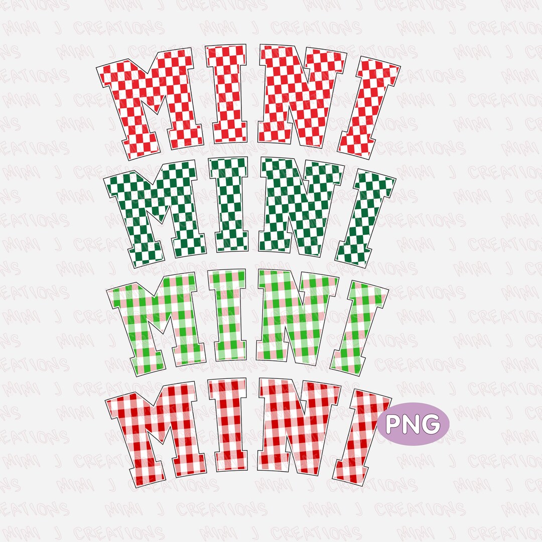 Checkered Mini Png Bundle, Mini Png, Mom Life Shirts, Checkered Bundle ...