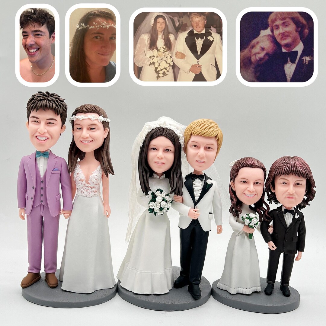 Personalized Custom Bobbleheads, Custom Bobbleheads, Custom Wedding ...