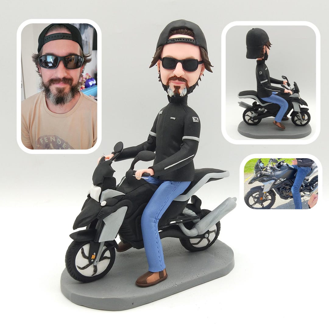 Personalized Custom Bobbleheads, Custom Motorcycle Bobbleheads ...