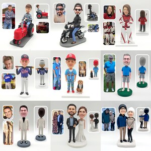 Custom Personalized Bobbleheads, Custom Father Bobbleheads, Grandfather ...