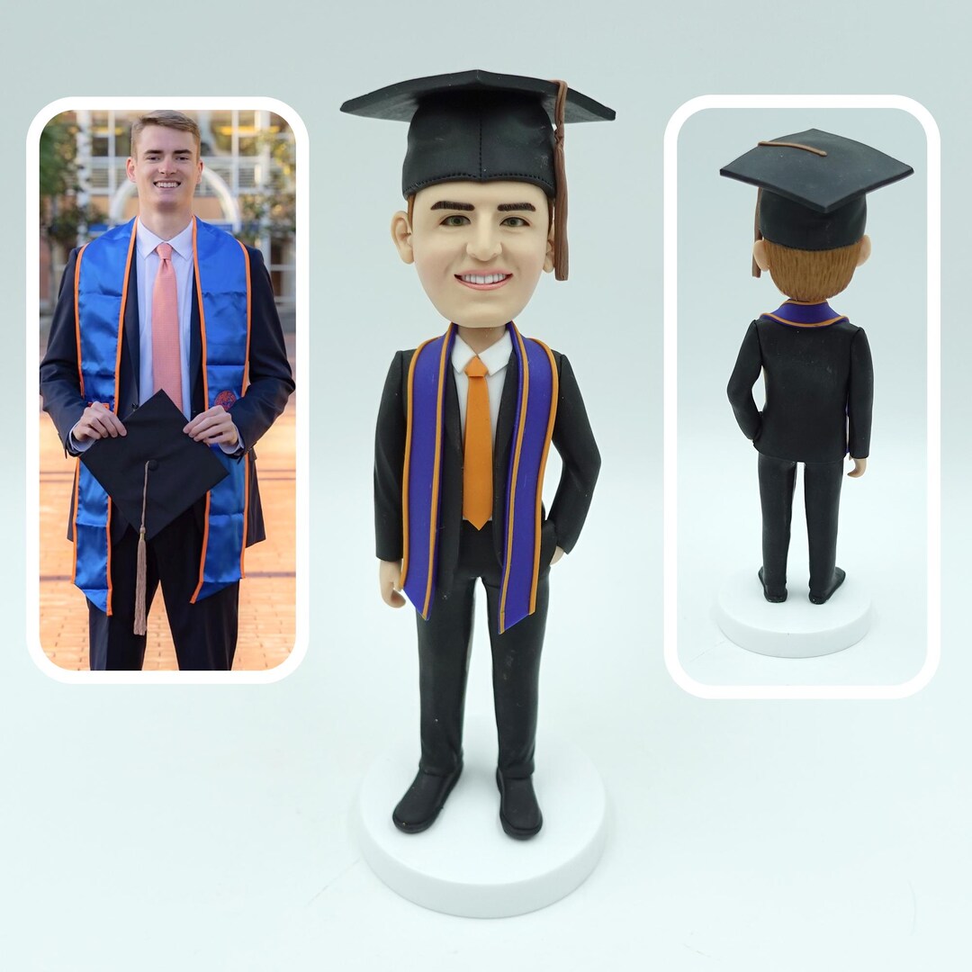 Personalized Graduation Bobbleheads,custom Student Bobbleheads,full ...