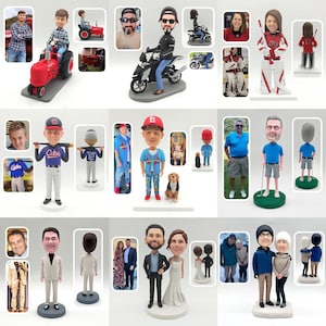 Personalized Custom Bobbleheads, Custom Family Bobbleheads, Birthday ...