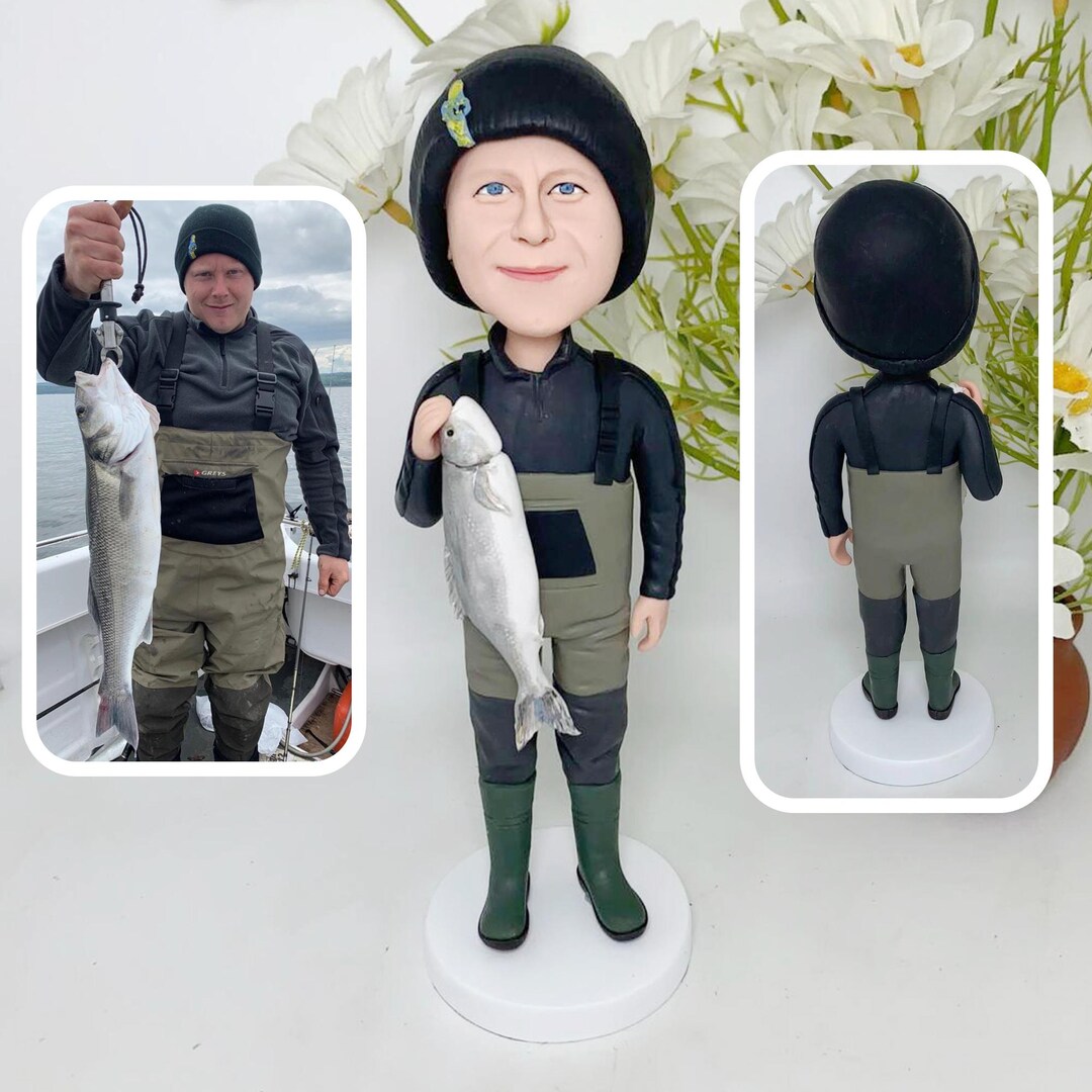 Custom Bobbleheads, Custom Fishing Bobbleheads, Fishing Dolls, Fishing ...