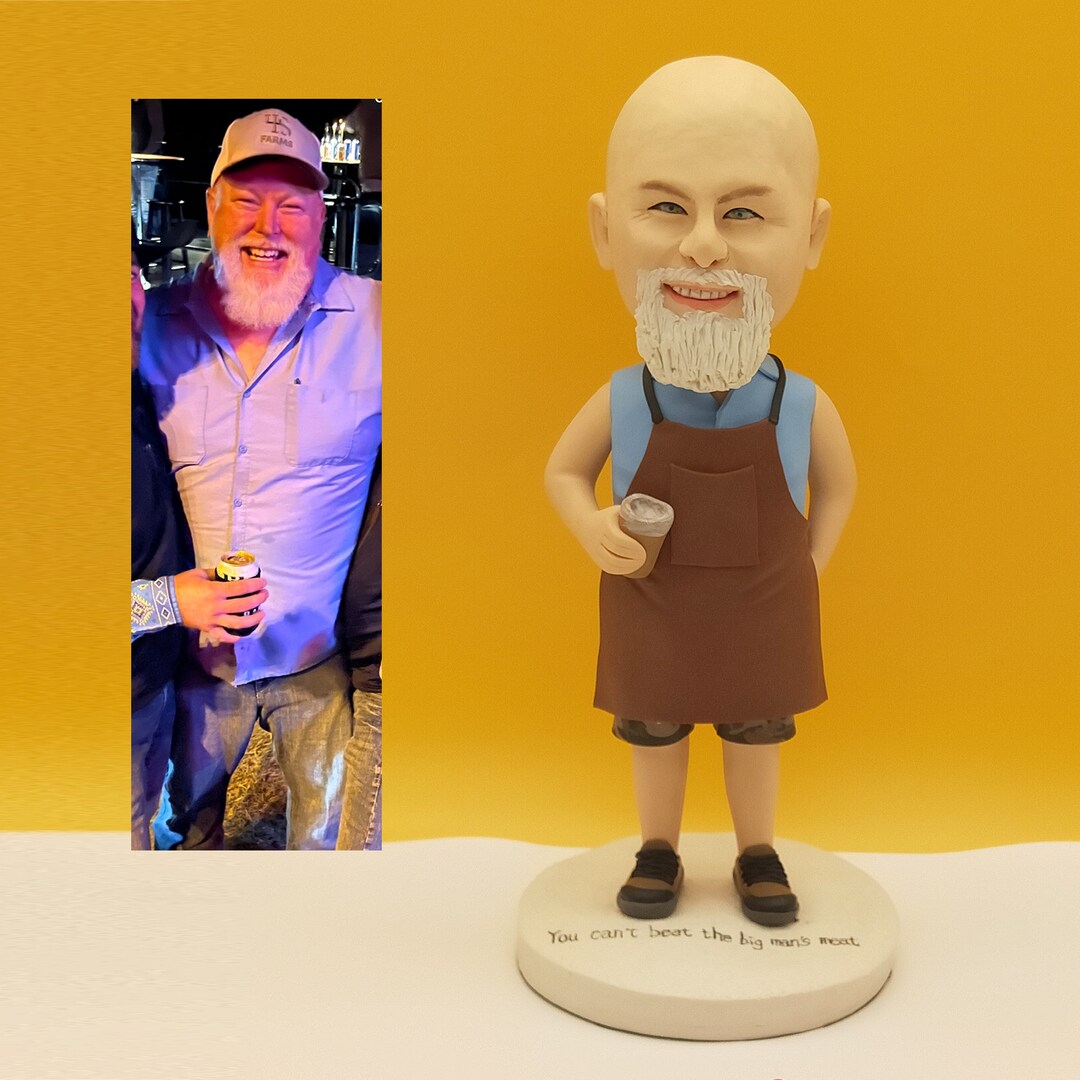Man Bobble Head Custom, Personalized Birthday Bobblehead for Dad ...