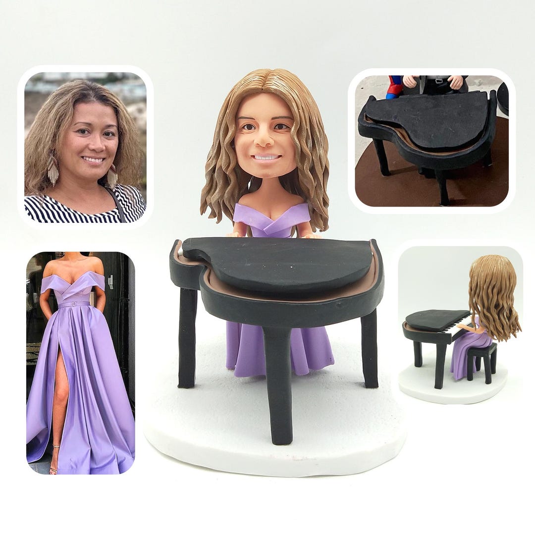 Personalized Custom Bobbleheads, Custom Bobbleheads, Custom Pianist ...