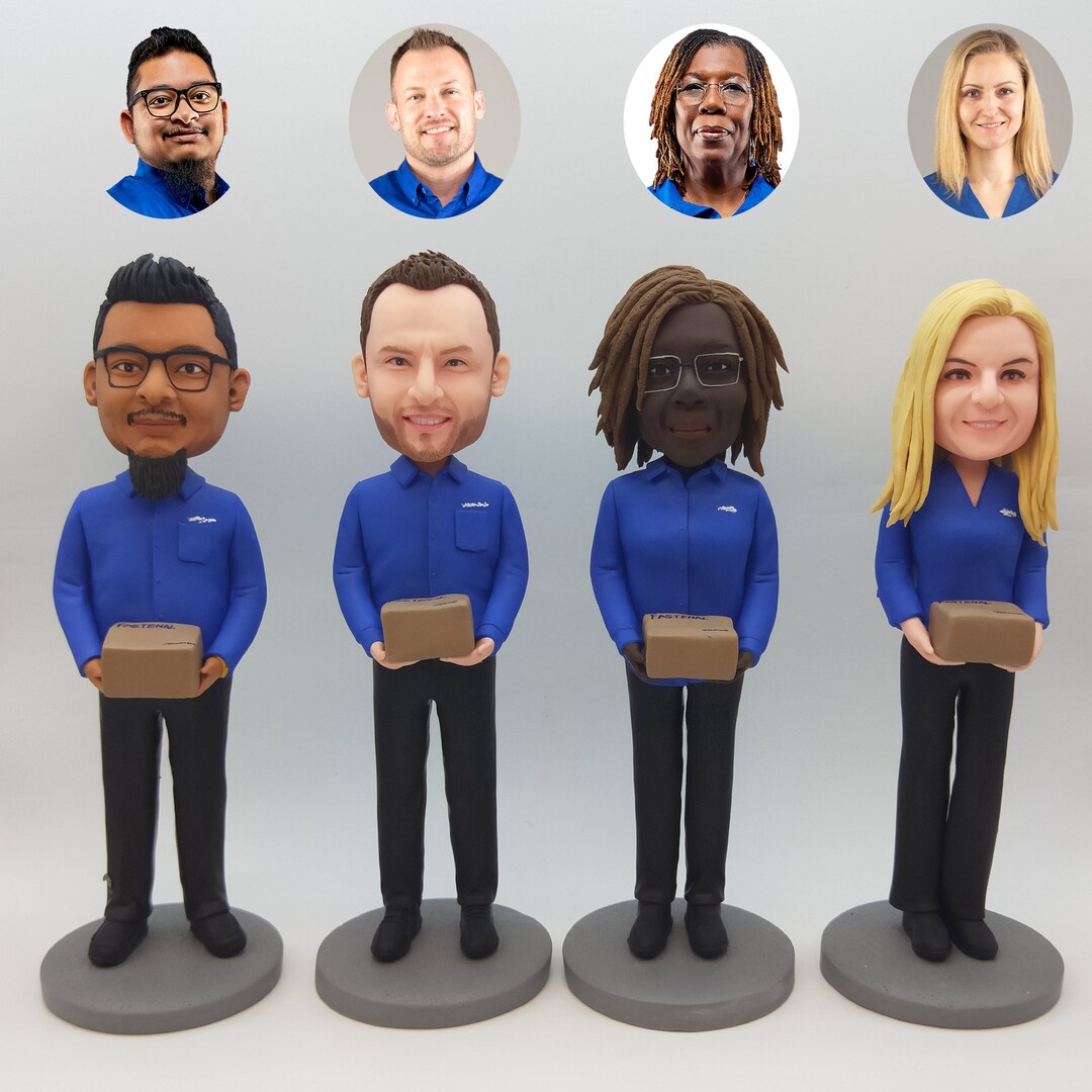 Personalized Bobbleheads, Custom Wedding Best Man Group Bobbleheads ...