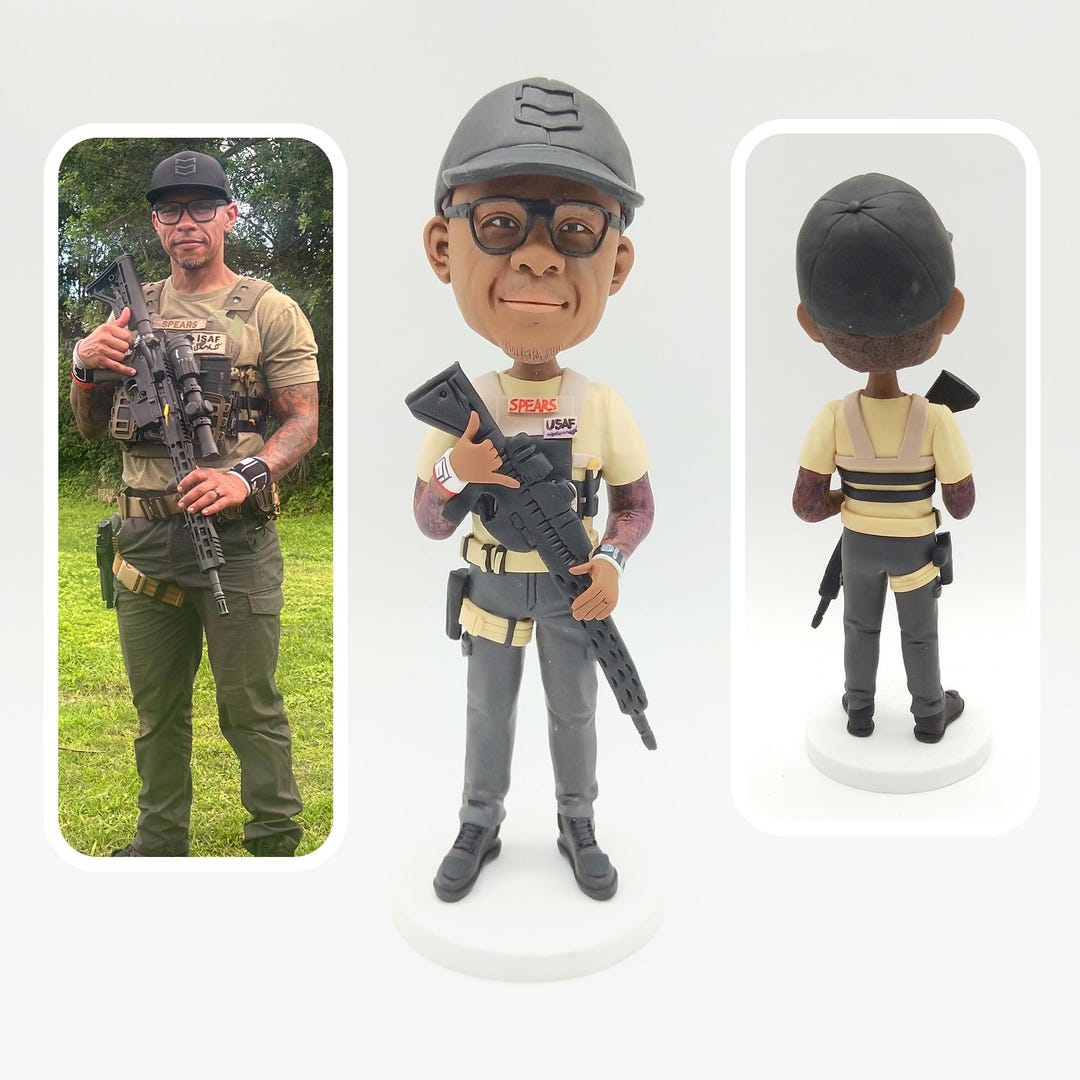 Custom Personalized Bobbleheads, Custom 3D Statues, Custom Soldier ...