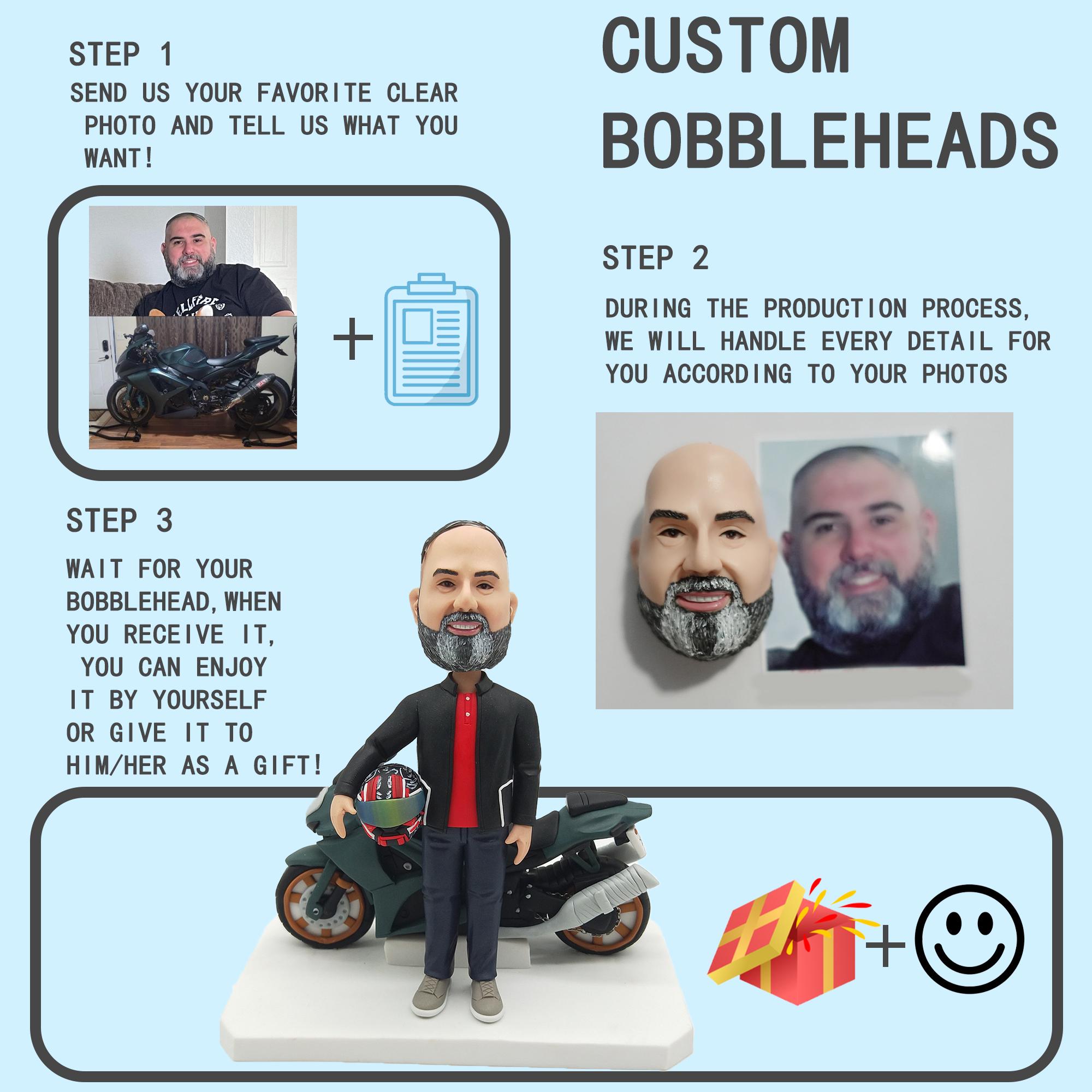 Custom Bobbleheads, Custom 3D Statues,birthday Gifts for Him, Custom ...