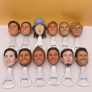 Customised Face Bottle Opener, Wedding Best Man Bottle Opener, Beer ...