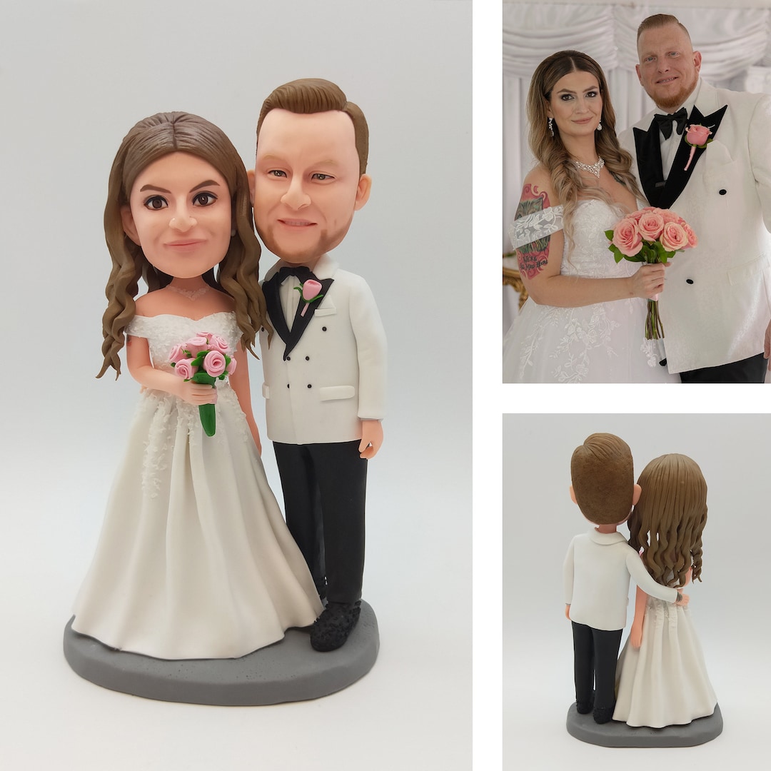 Custom Wedding Cake Toppers, Personalized Cake Toppers for Weddings ...