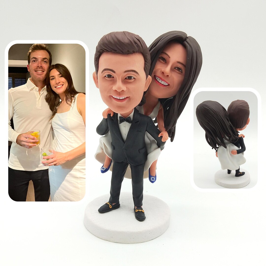 Personalised Custom Bobbleheads, Custom Wedding Bobbleheads , Wedding ...