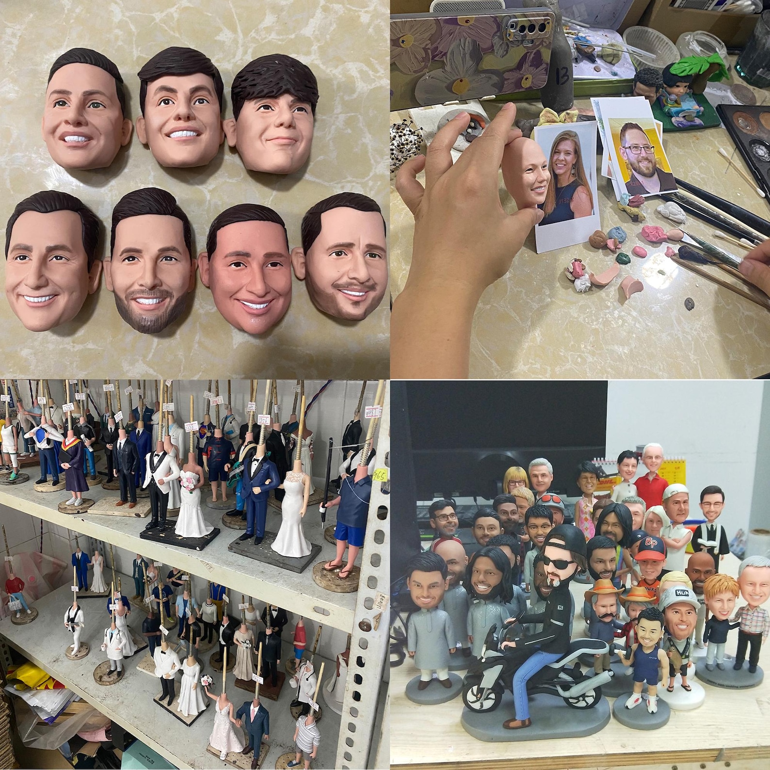Personalized Custom Bobbleheads, Custom Family Bobbleheads, Birthday ...