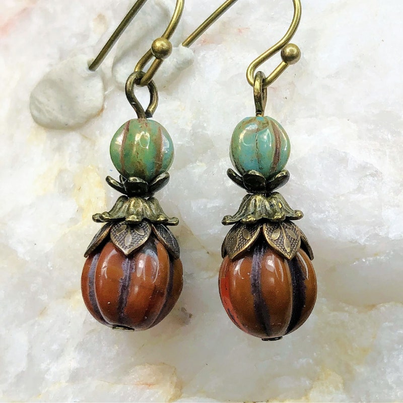 Earth Tone Earrings - Etsy