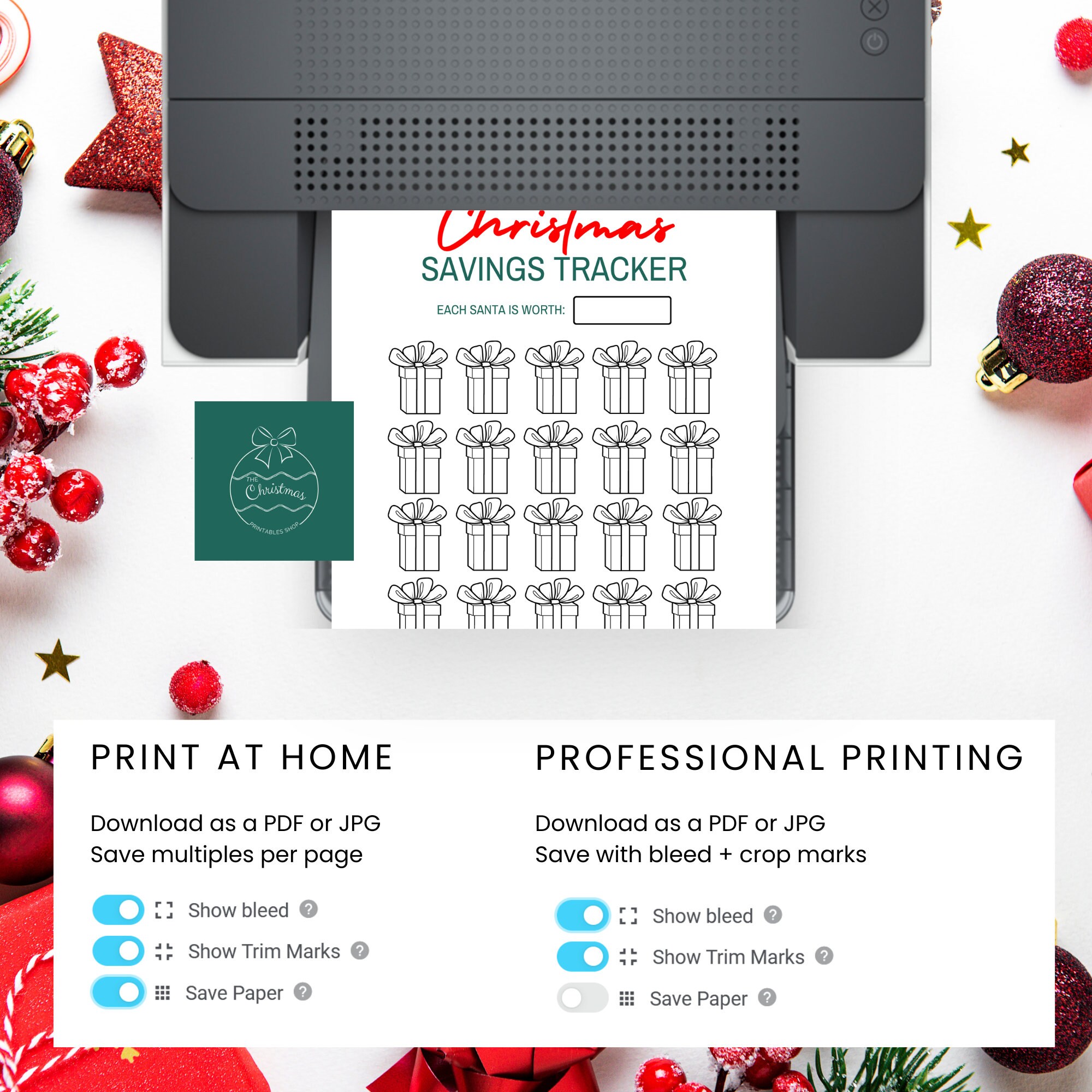 Christmas Printable Writing Paper Letter Writing Paper Lined - Etsy