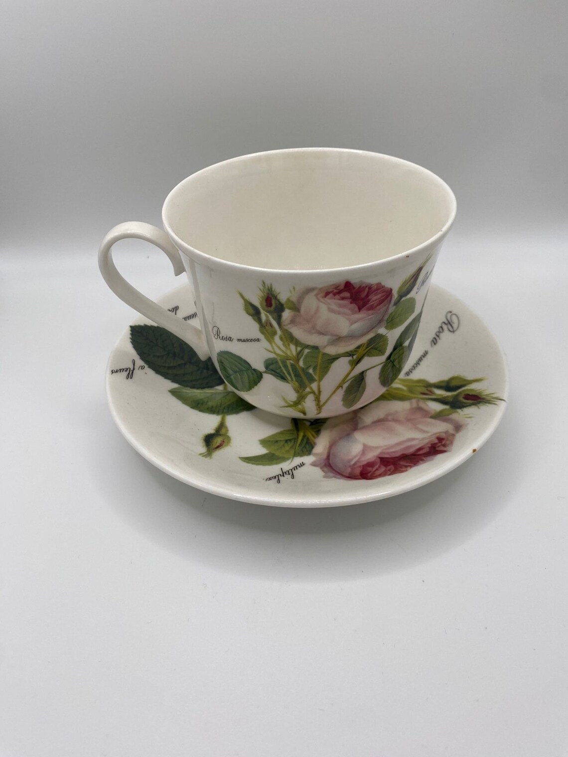 Roy Kirkham Redoute Roses Plate and Mug Bone China England 1996. - Etsy