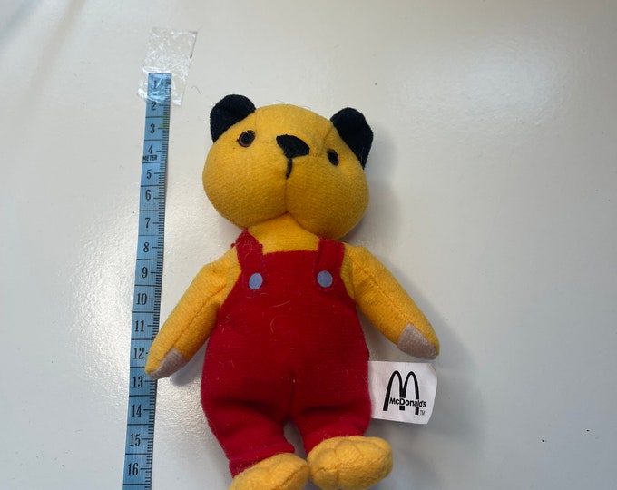 Official Sooty the Bear Mcdonalds Happy Meal Plush 6" Soft Toy Beanie ...