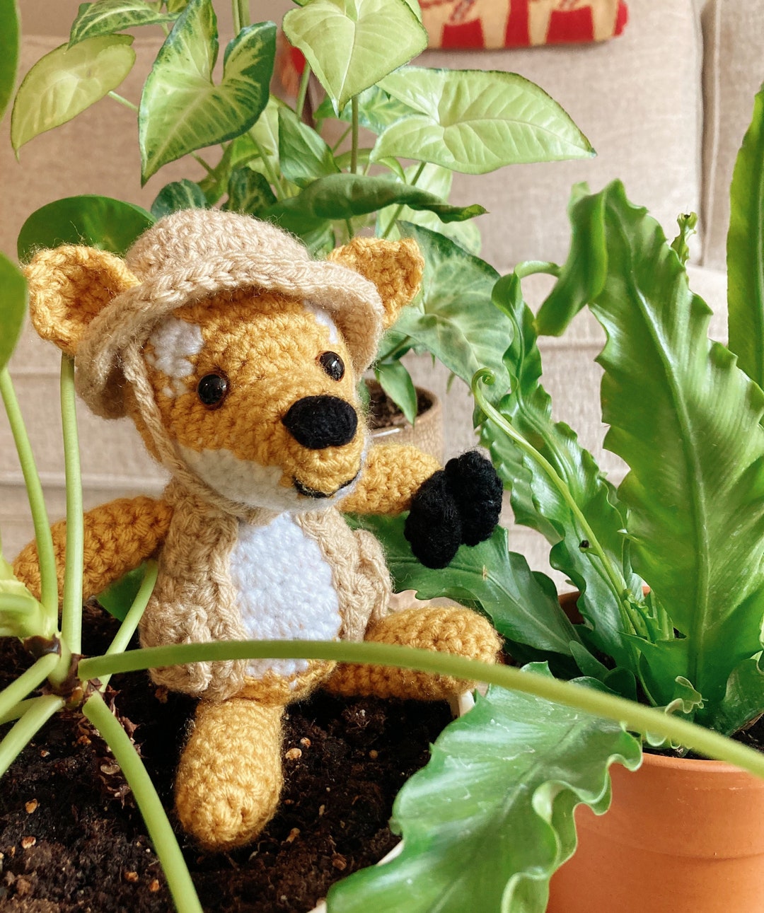 Dixie the Dingo Explorer - Easy Crochet Dog Pattern - Etsy Australia