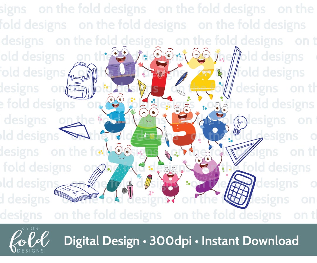 Multiplication Maths Rockstar Clipart Sublimation PNG Instant Digital ...